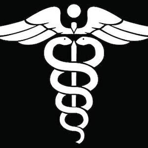 Caduceus Staff Medical Medicine Sign Car Truck Window Bumper Vinyl ...
