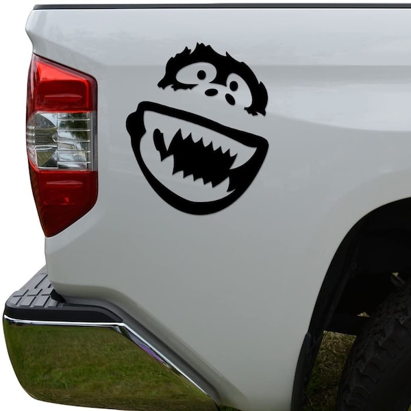 Bigfoot on Motorcycle Decal - Etsy