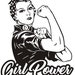 Girl Power V4 Decal Sticker - Peel and Stick Sticker Graphic - - Auto ...