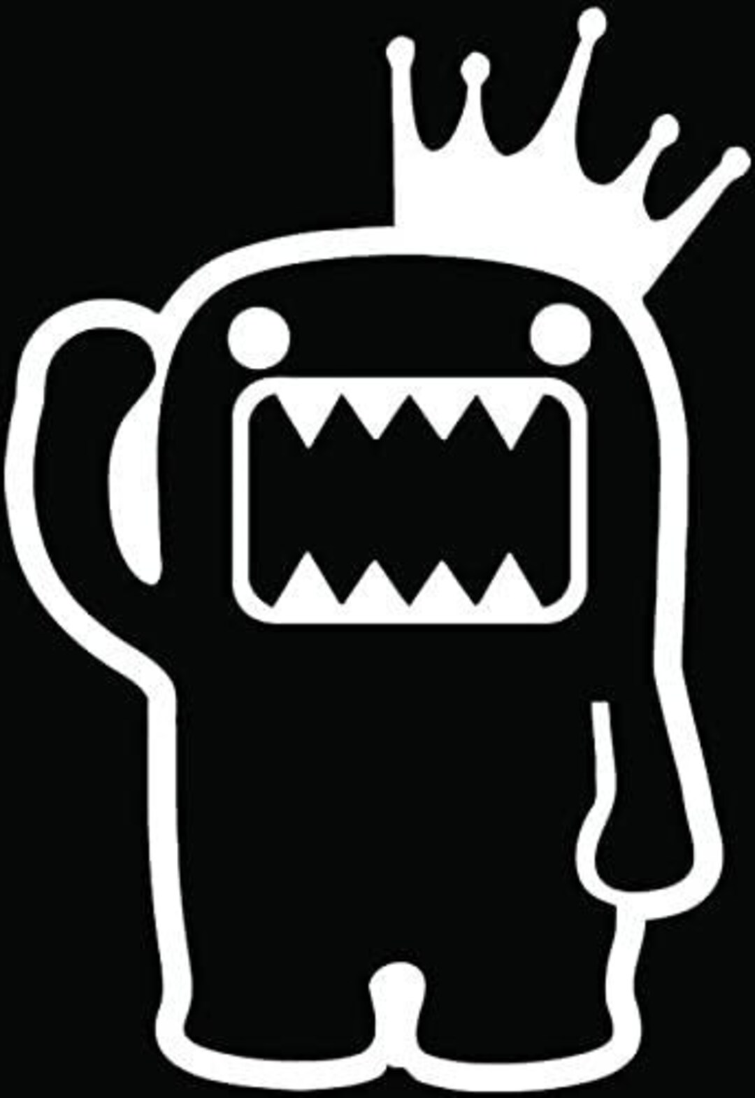 King Domo Kun JDM Japanese Car Truck Window Bumper Vinyl Graphic Decal ...