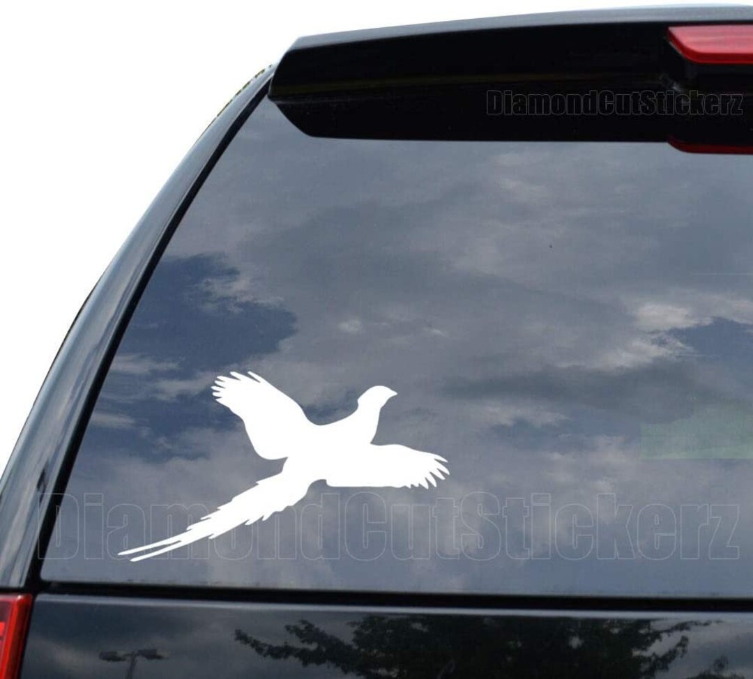 Pheasant Bird Hunting Decal Sticker Car Truck Motorcycle Window iPad ...