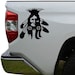 Native American Indian Chief Die Cut Vinyl Decal Sticker for Car Truck ...