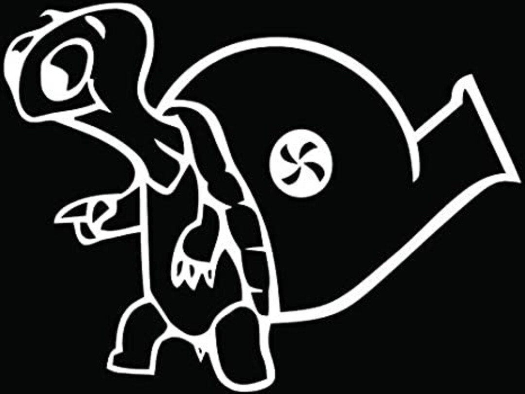 Turbo Engine Turtle Slow JDM Japanese Car Truck Window Bumper Vinyl ...