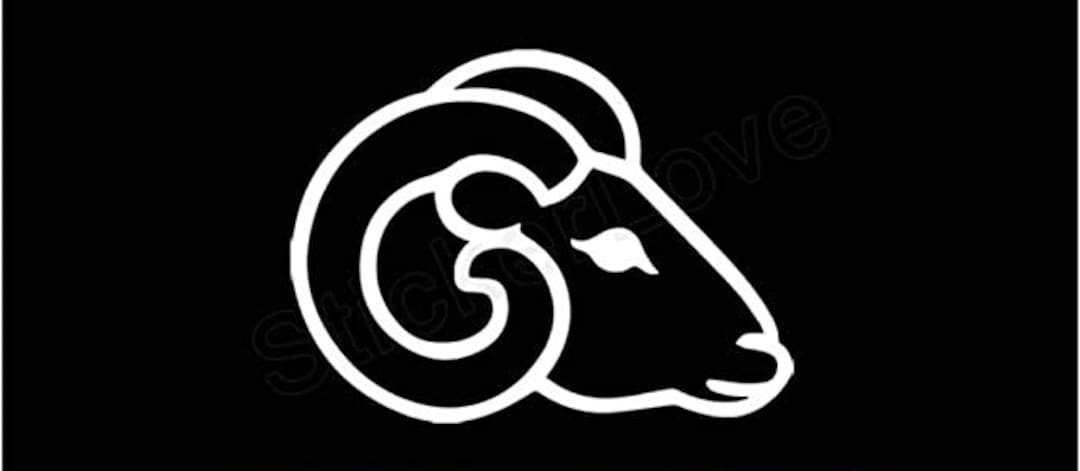 Ram Goat Head Car Truck Window Bumper Vinyl Graphic Decal Sticker - Etsy