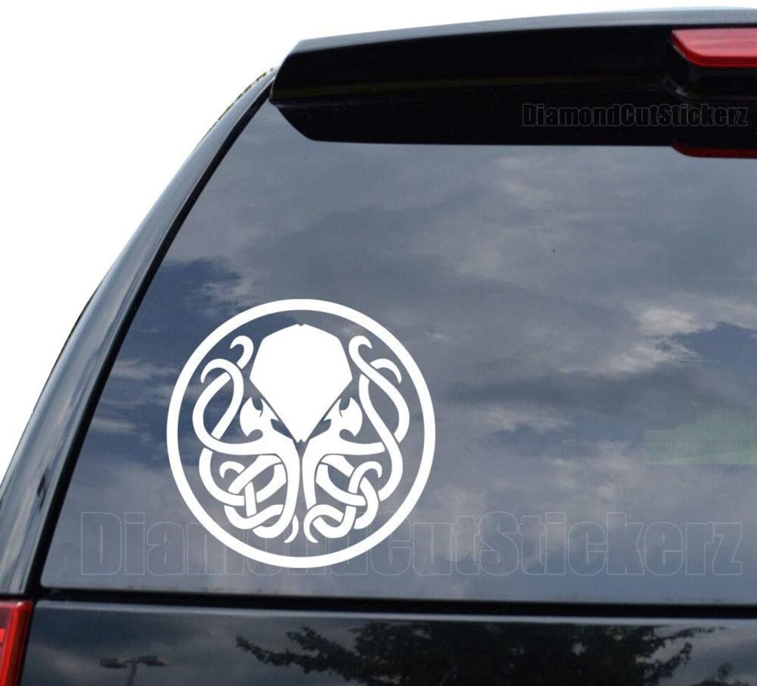 Cthulhu Badge Myth Decal Sticker Car Truck Motorcycle Window iPad ...