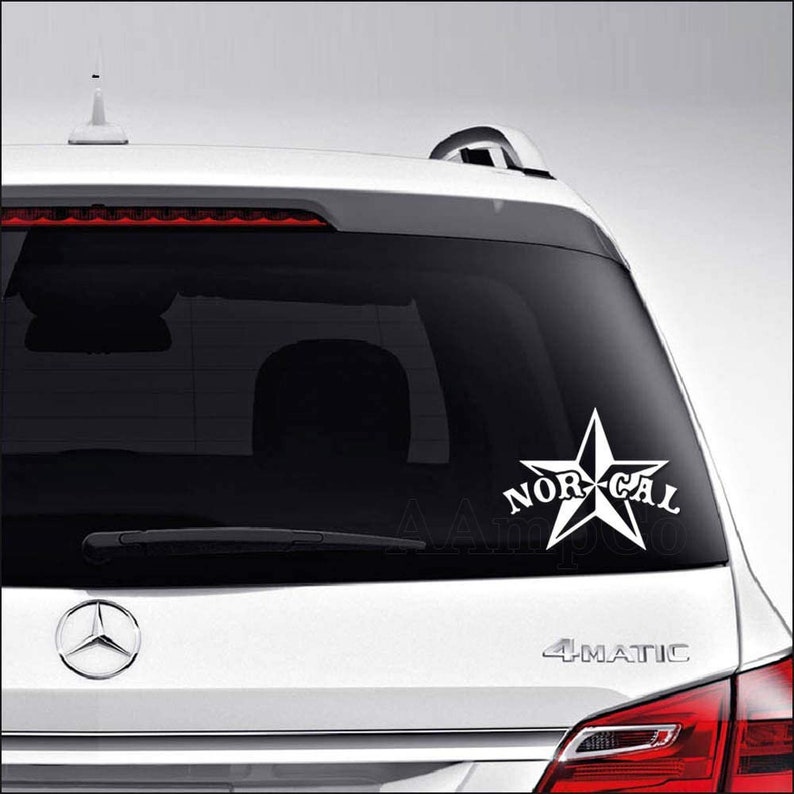 Nautical Star Norcal Northern California Car Truck Motorcycle Windows ...