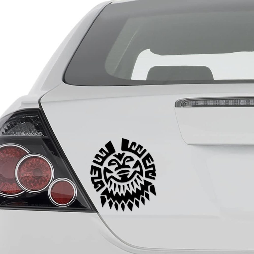 Mayan Indian Mask Vinyl Decal Sticker Wall Decor Motorcycle Car Truck ...