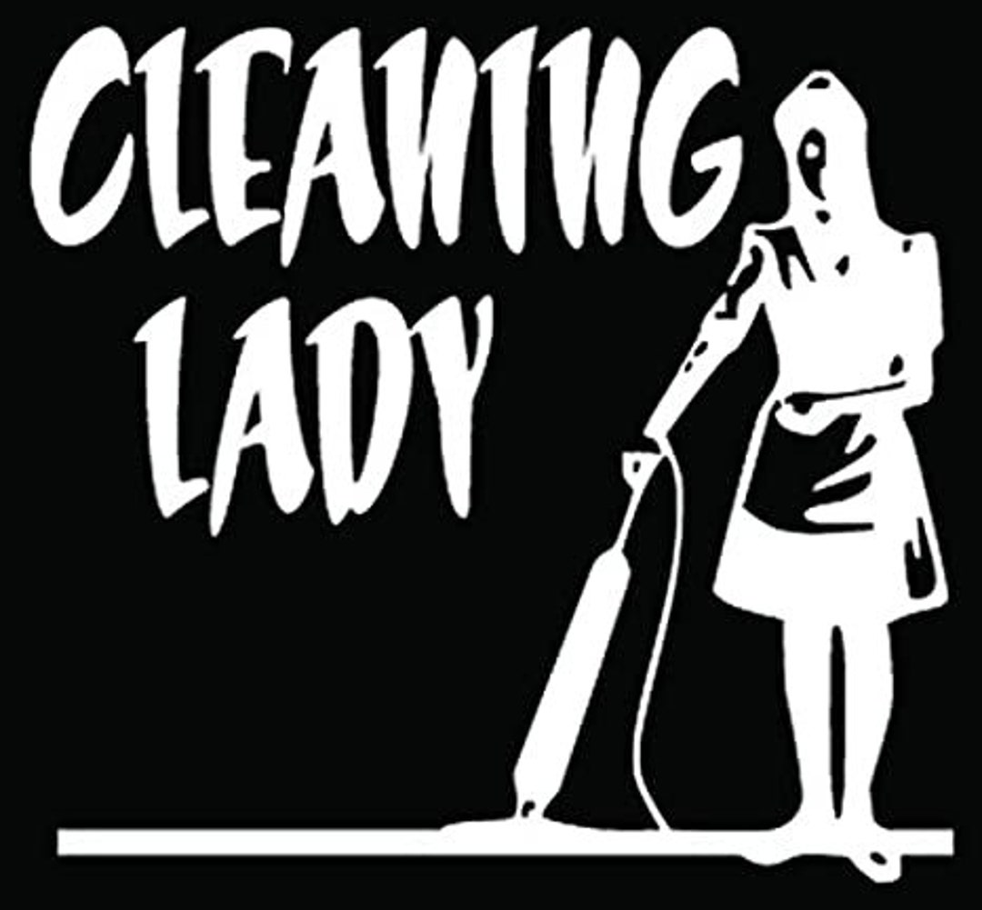 Cleaning Lady Housekeeping Car Truck Window Bumper Vinyl Graphic Decal ...