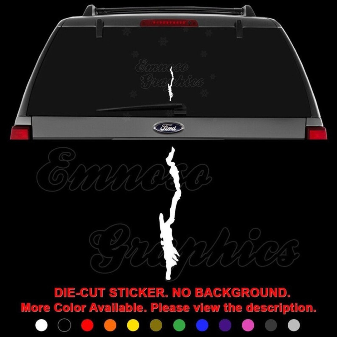 Lake George Map New York Decal Sticker for Car, Truck, Motorcycle ...