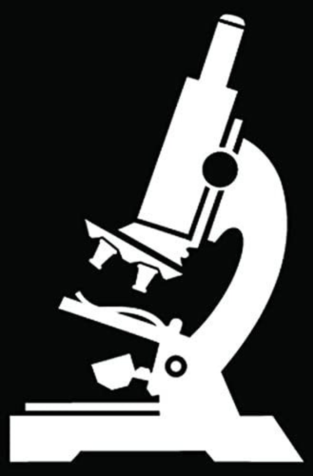 Microscope Science Biology Scientist Car Truck Window Bumper Vinyl ...