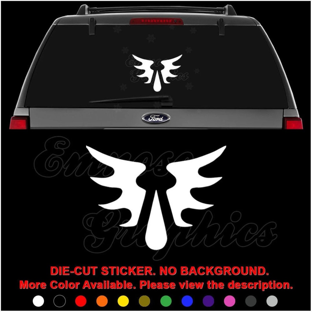 Blood Angel Wings Decal Sticker for Car, Truck, Motorcycle, Windows ...