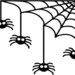 Halloween Spider Web Home Decor Car Truck Window Decal Sticker- 5" Inch ...