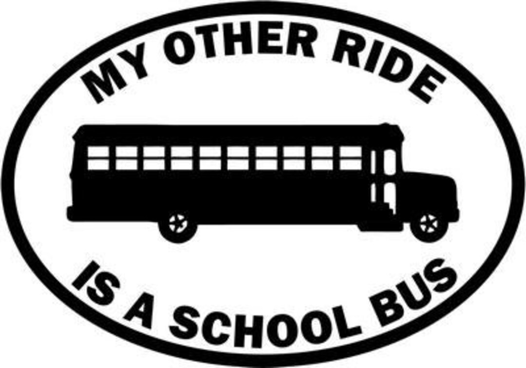 Occupation_ride_school_bus Die Cut Vinyl Decal Sticker for Car Truck ...