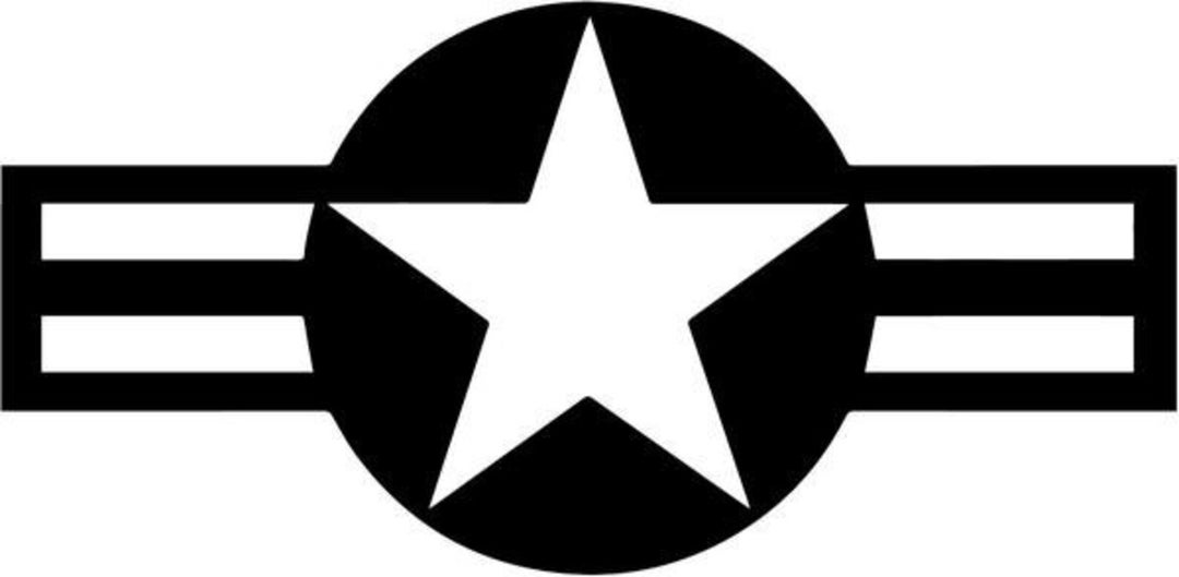 Military_usaf_aircraft_insignia Symbol Decal Sticker for Car, Truck ...