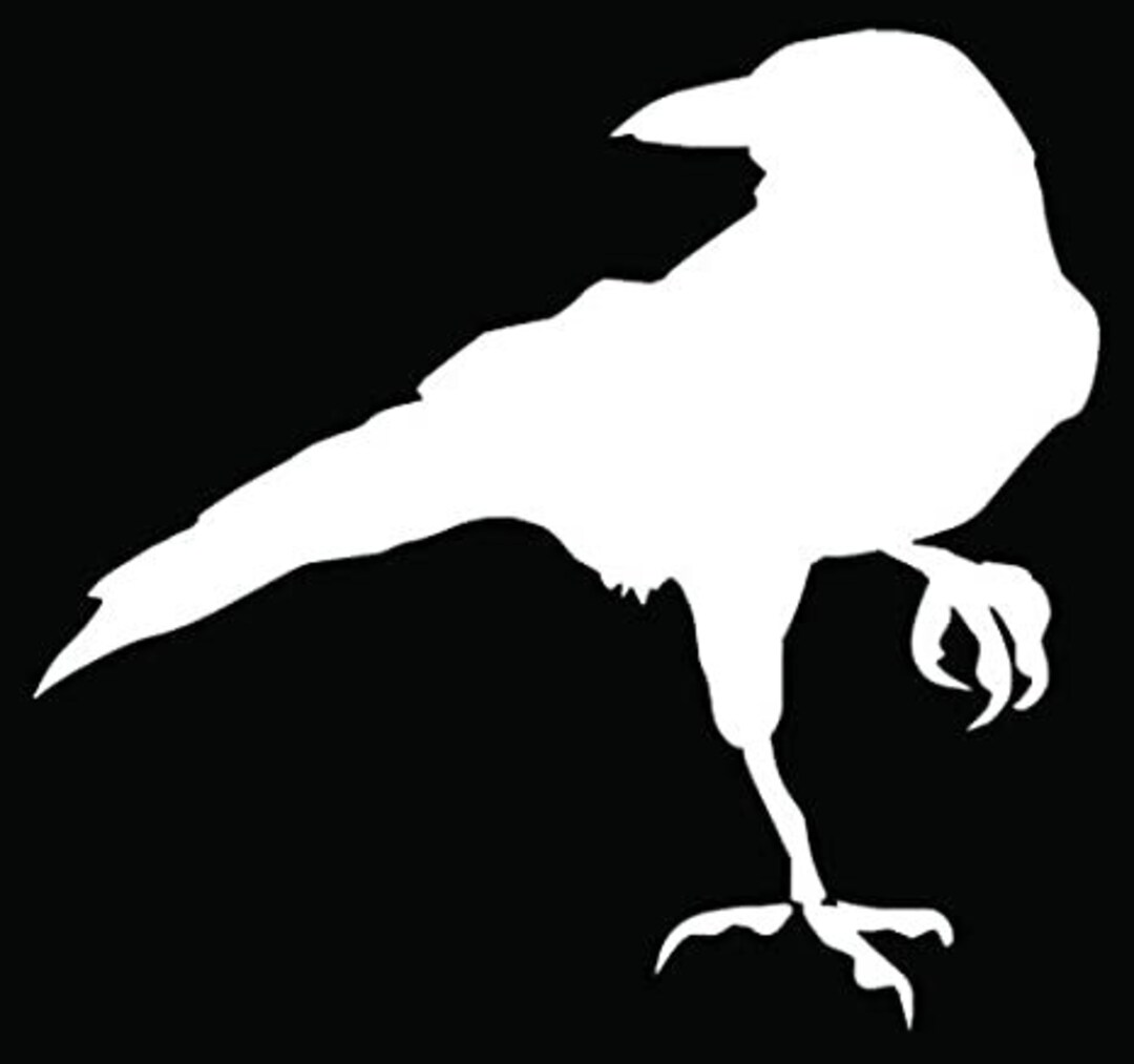 Crow Raven Bird Car Truck Window Bumper Vinyl Graphic Decal Sticker - Etsy