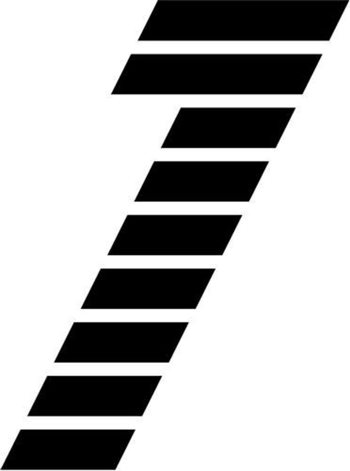 Racing Race Number 1 One Style 4 Die Cut Vinyl Decal Sticker - Etsy