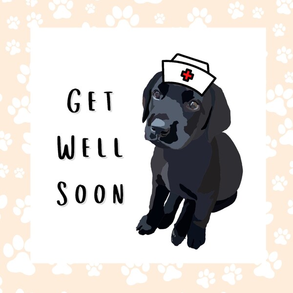 Get Well Soon Card - Etsy