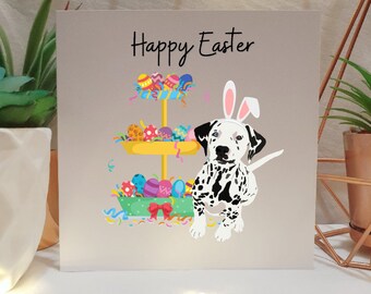 Dog Easter Card | Etsy