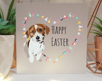 Dog Easter Card | Etsy