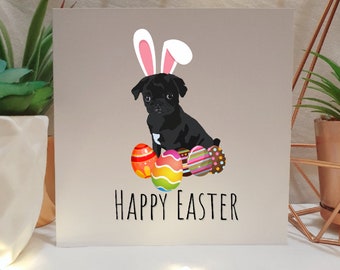 Dog Easter Card | Etsy