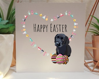Dog Easter Card | Etsy