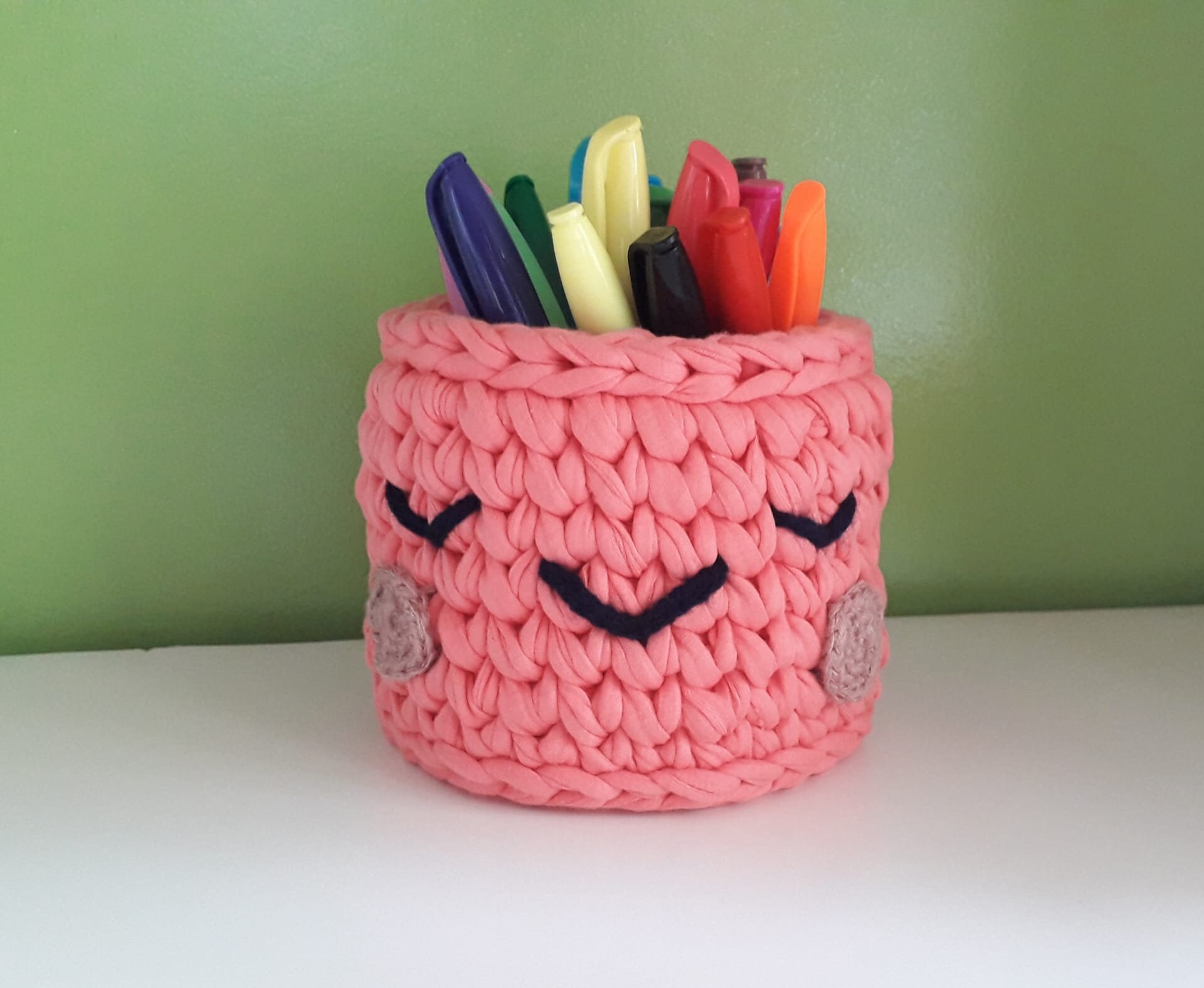 Kawaii Pen Holder, Kids Pencil Holder, Desk Organizer, Kids Room ...