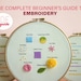 Complete Beginners Guide to Embroidery- PDF Digital Embroidery Stitch ...