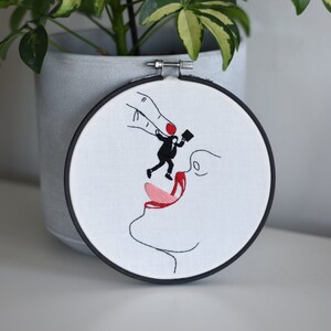 Man-eater Embroidery Pattern PDF - Feminist Beginner Modern Hand ...
