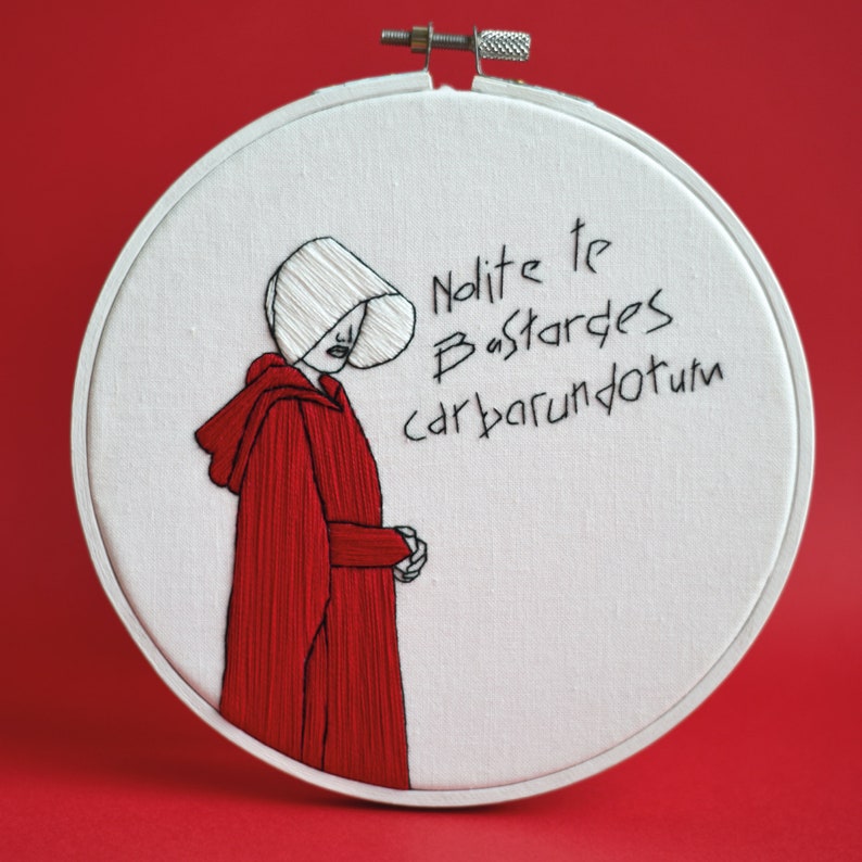 Embroidery Pattern PDF Handmaid’s Tale Offred-modern Beginner Feminist ...
