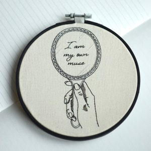 Muse Embroidery Pattern PDF Beginner-modern Self Love Beginner Hand ...