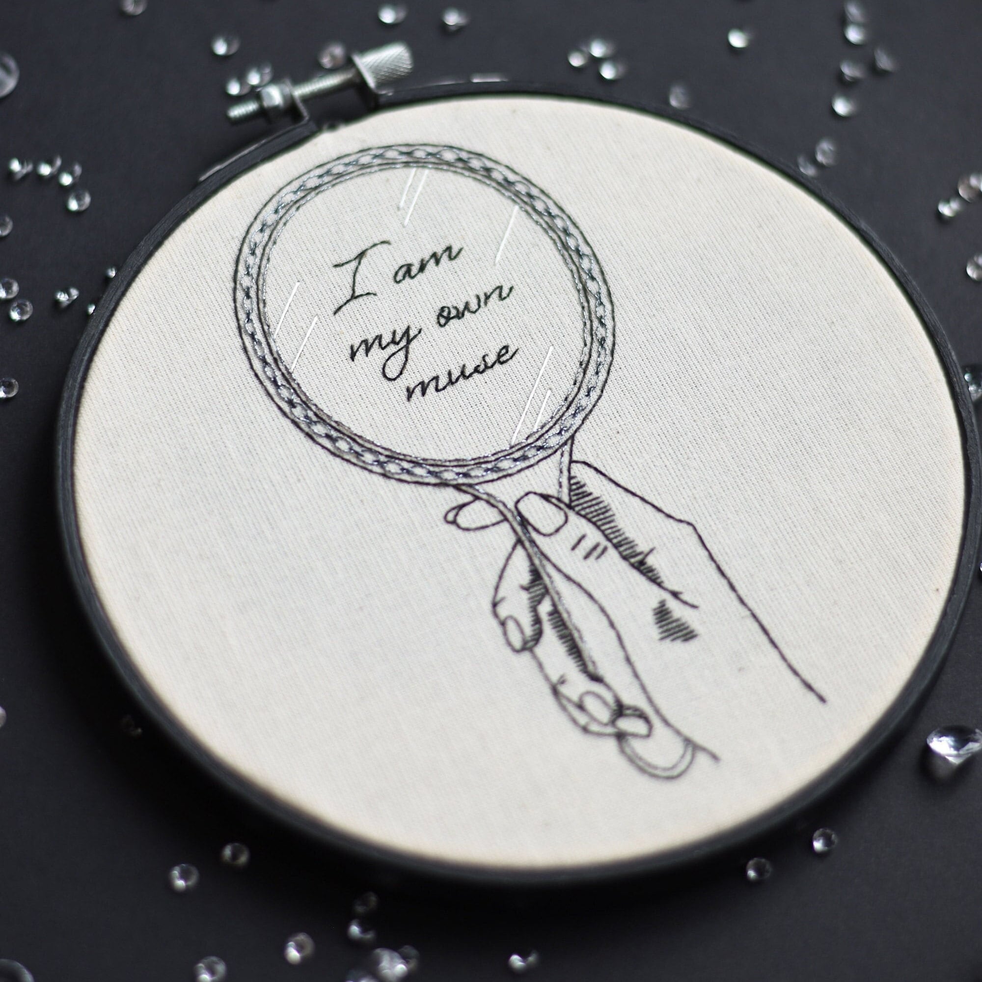Muse Embroidery Pattern PDF Beginner-modern Self Love Beginner Hand ...