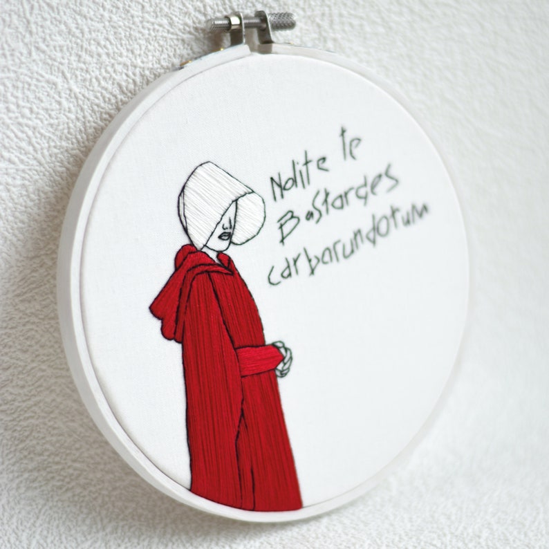 Embroidery Pattern PDF Handmaid’s Tale Offred-modern Beginner Feminist ...