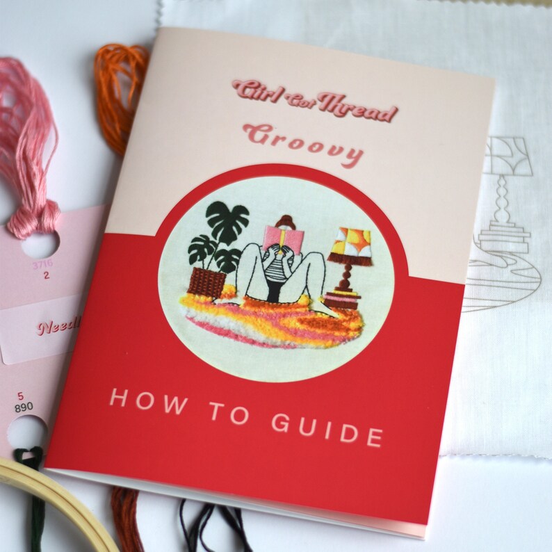 DIY Embroidery Kit 'groovy' Modern Embroidery Gift - Etsy