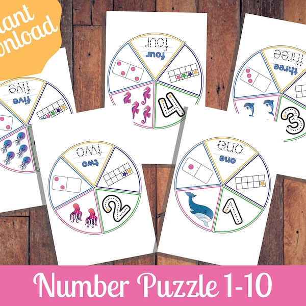 Number Match - Etsy