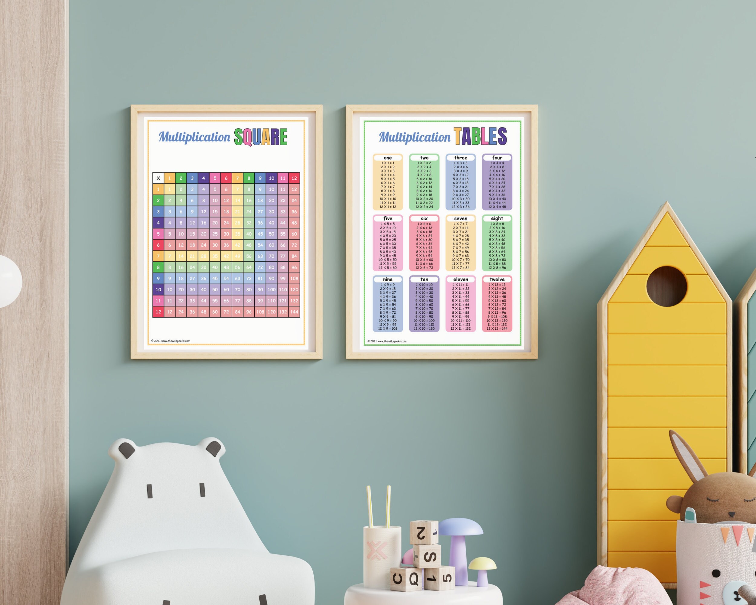 Multiplication Square & Times Table Posters Classroom Resources Maths ...