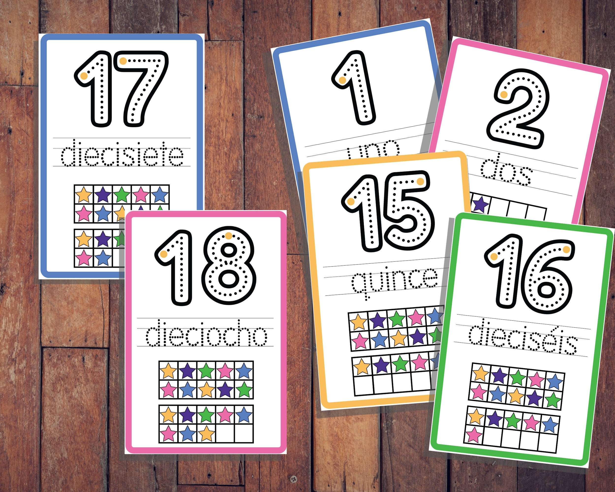Large Spanish Number Flashcards 1 20 Imprimibles Tarjetas De Etsy Large Spanish Number Flashcards 1 20 Imprimibles Tarjetas De Etsy