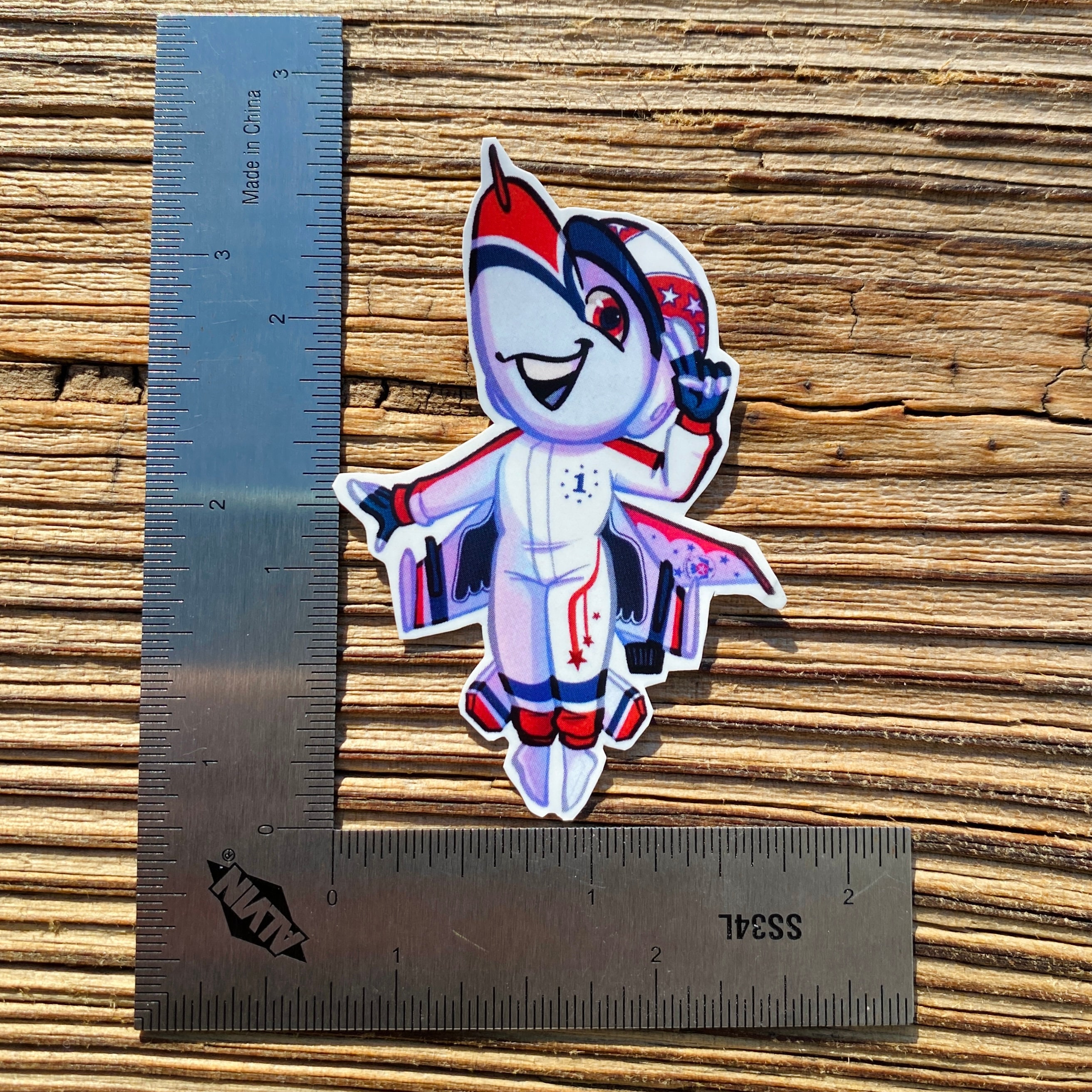 USAF Thunderbirds F-16- Handmade Chibi Airplane Vinyl Sticker - Etsy