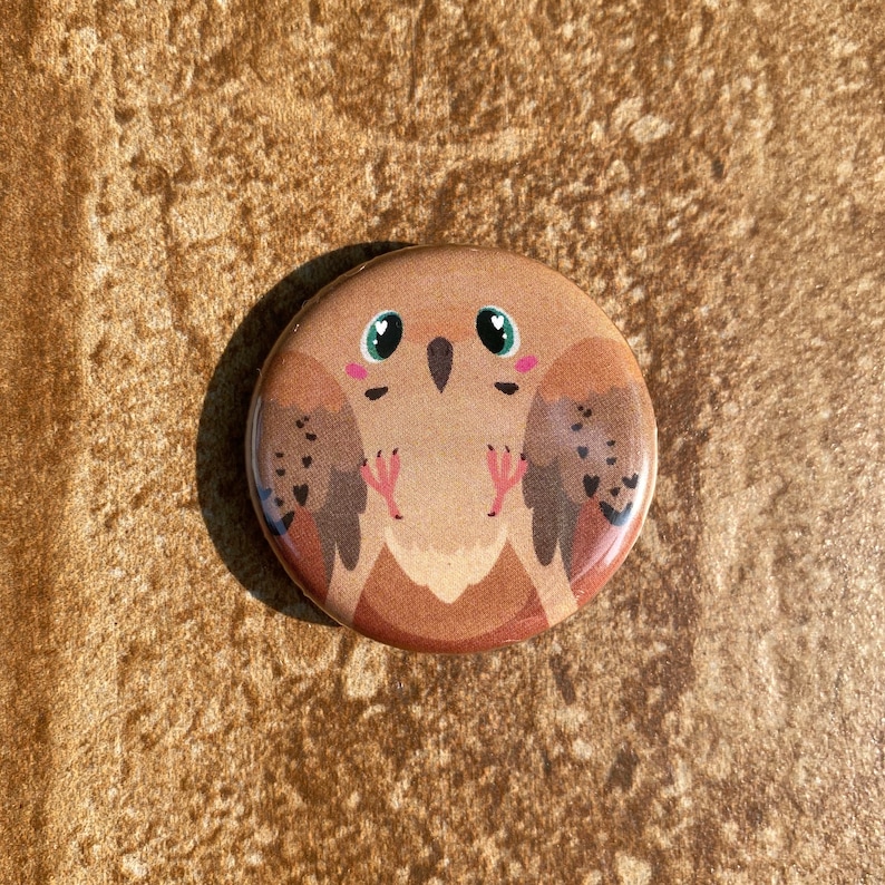 Chibi Dove 1.25 Inch Button Pin- Mourning Dove/luzon Bleeding Heart ...