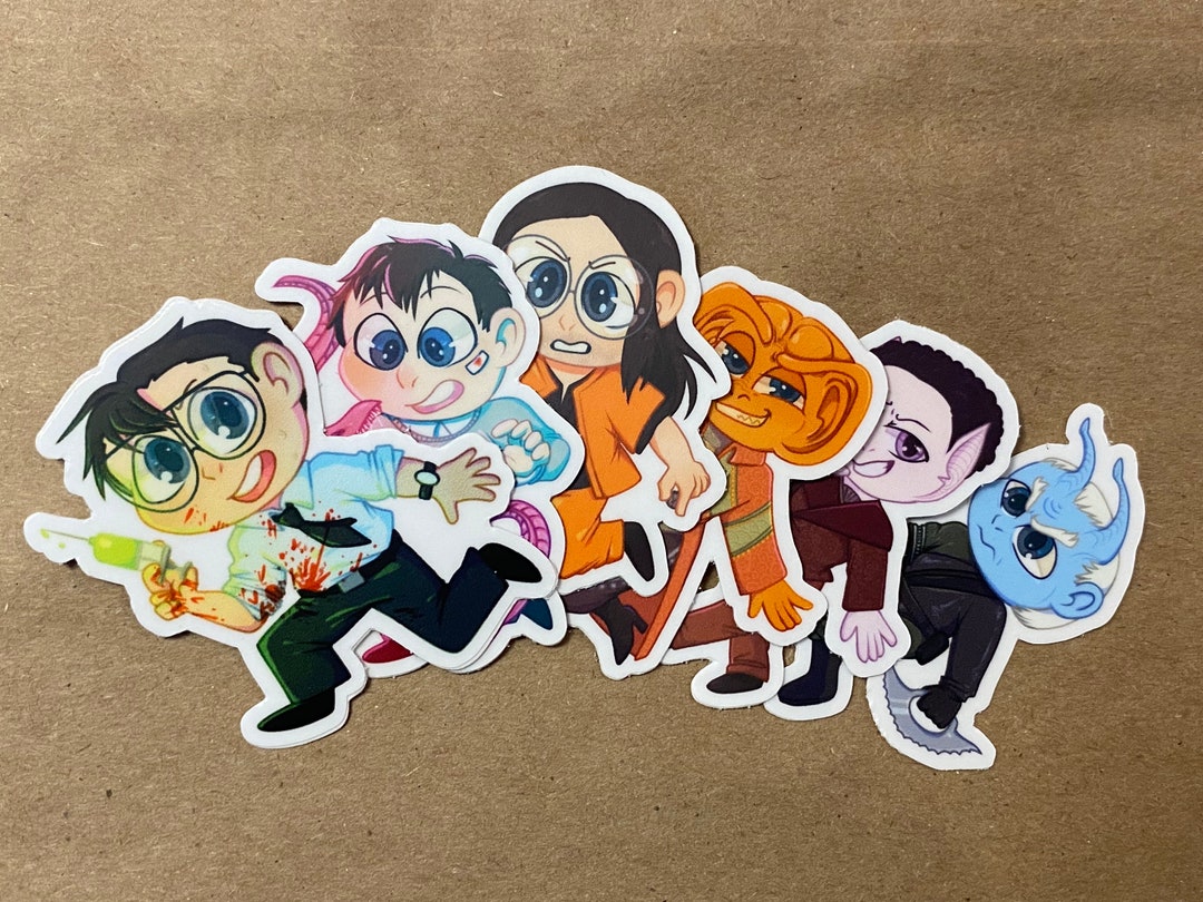 Jeffrey Combs Iconic Roles Vinyl Chibi Sticker Set- 2inch Stickers- Re ...