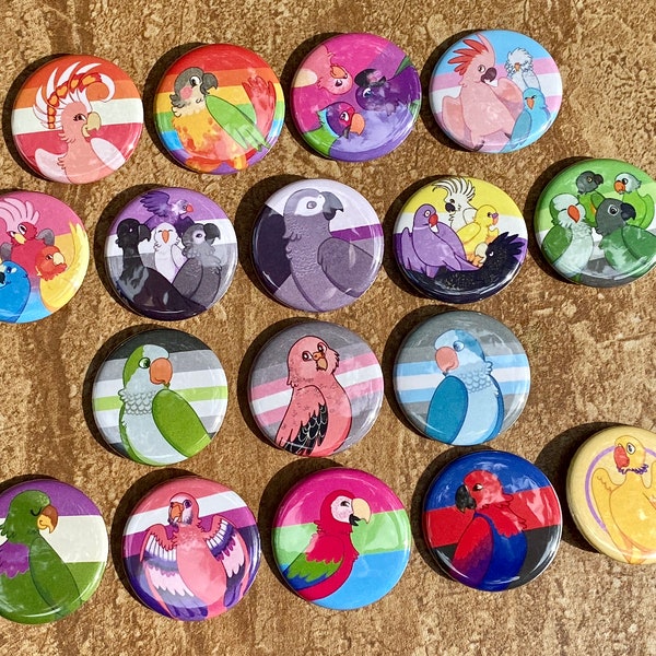 Parrot Pins - Etsy