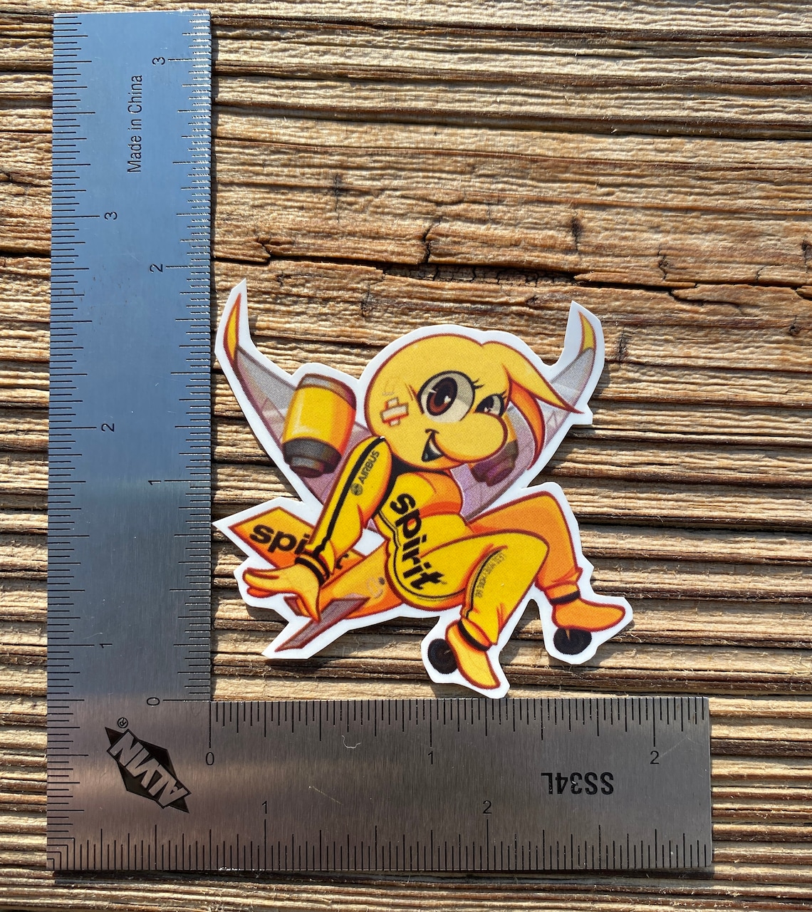 Spirit the A320 Handmade Chibi Airplane Vinyl Sticker - Etsy