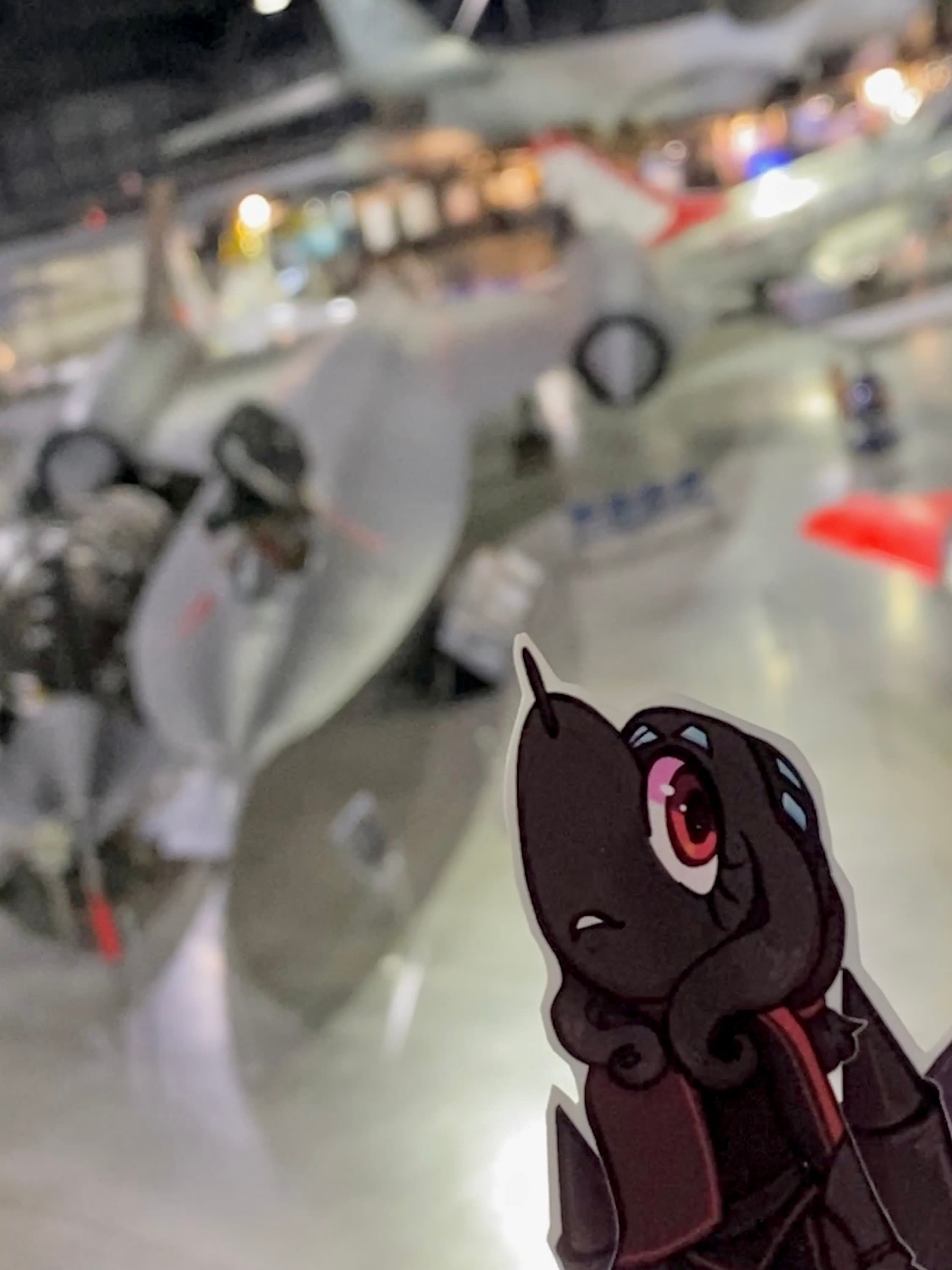 Habu the SR-71 Blackbird Handmade Chibi Airplane Vinyl - Etsy Canada