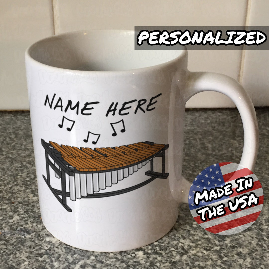 Marimba Personalized Mug, Marimba Player Mug, Marimba Teacher Gift ...
