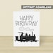 Printable Train Birthday Card, Printable Card, Instant Download ...