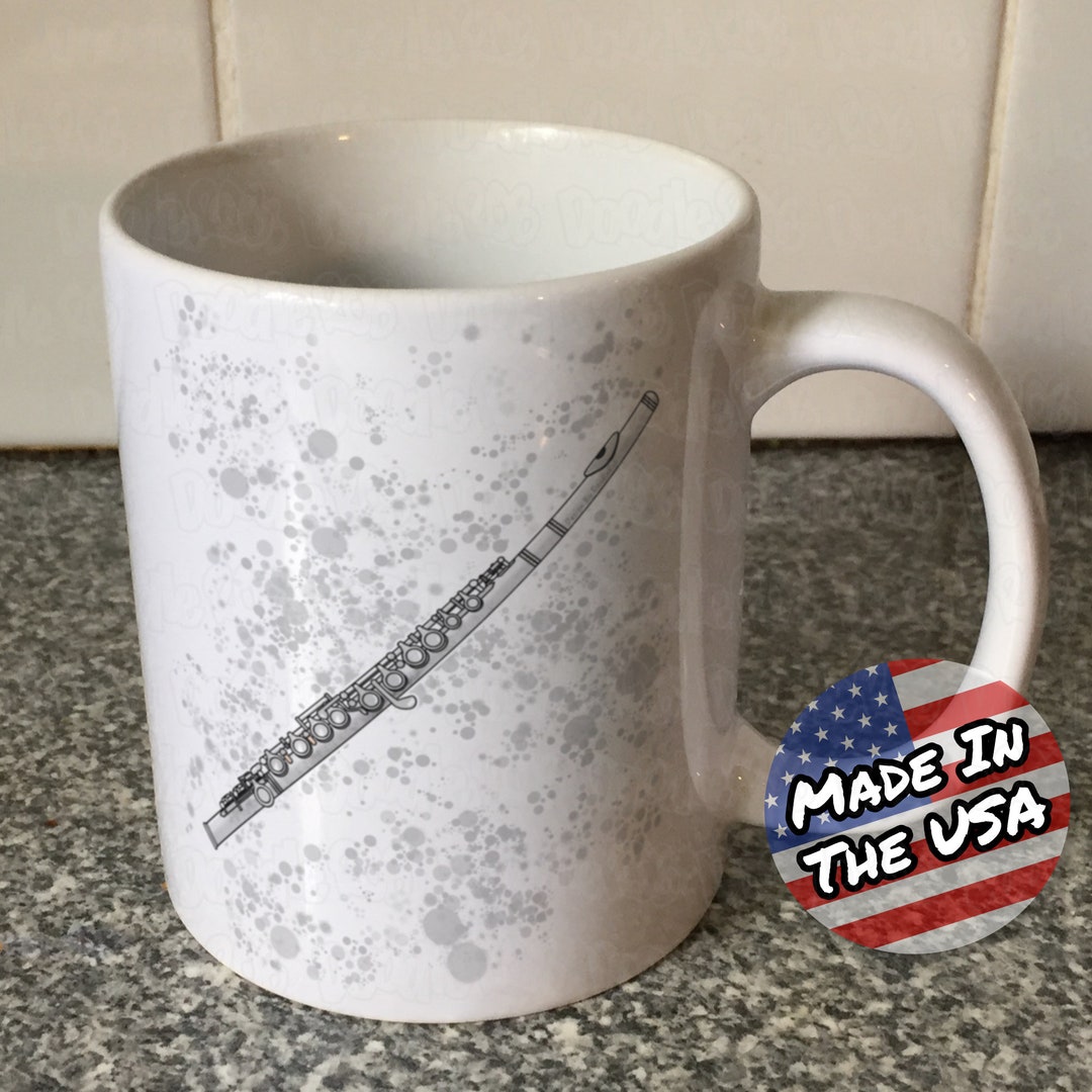 Flute Mug, Flutist Mug, Flute Teacher Gift, Flute Player, Flute Student ...