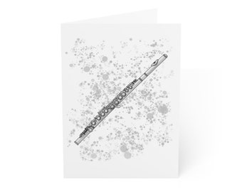 Flute Birthday Card - Etsy