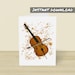 Printable Cello Card, Printable Greeting Card, Instant Download, Cello ...