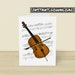 Printable Cello Card, Printable Greeting Card, Instant Download, Cello ...
