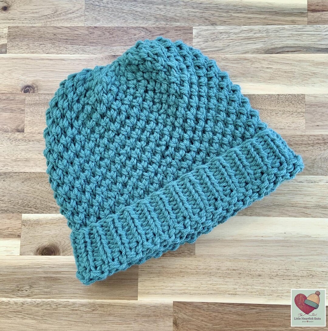 Beehive Waffle Stitch Knit Hat Pattern Beginner-friendly in 9 Sizes - Etsy