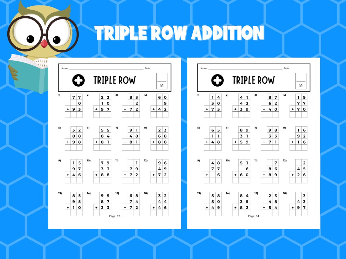 Addition & Subtraction Worksheets | 110 Math Tests With Answers ...